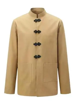 RÓHE Band Collar Pankou Closure Jacket - Neutrals