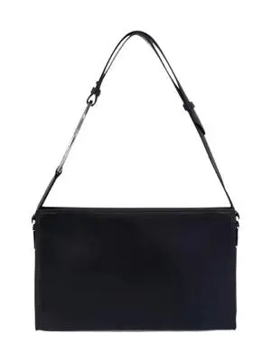 DONDUP Ring Detail Leather Clutch Bag - Black
