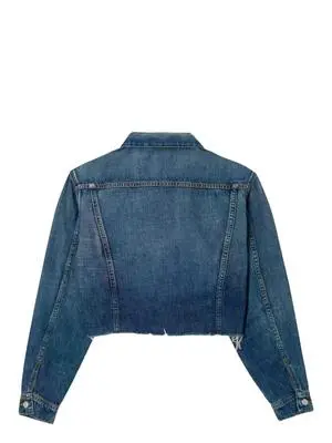 RE/DONE Californian Raw-cut Denim Jacket - Blue