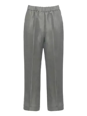 Peserico Turn-up Cuff Trousers - Grey
