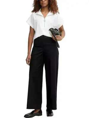 Joseph Ribkoff Quarter-zip Polo Top - White