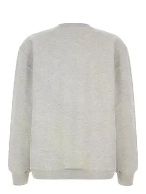Balmain Embroidered Logo Crew Neck Sweater - Grey