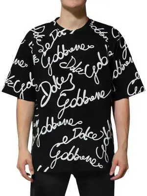 Dolce & Gabbana Dg Logo-print T-shirt - Black