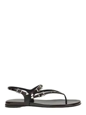 Chloé Chloé Susanna Studded Leather Sandals Brown