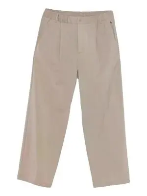 Herno Pleated Trousers With Elasticated Waist - Neutrals