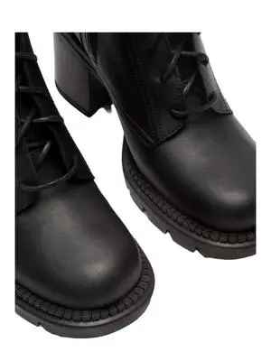 Casadei Concept Symphony Lace-up Combat Boots - Black