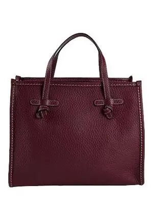 GIANNI CHIARINI Leather Tote Handbag - Red