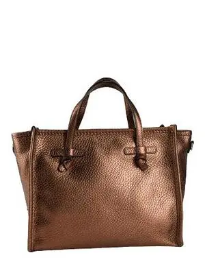 GIANNI CHIARINI Leather Tote Handbag - Yellow