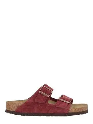 BIRKENSTOCK Suede Sandals - Red