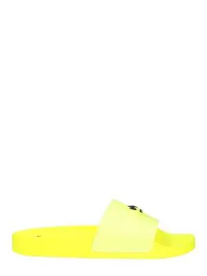 BARROW Pool Slides With Logo Embellishment - Yellow