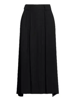Momoni Maxi Skirt In Viscose And Wool - Black