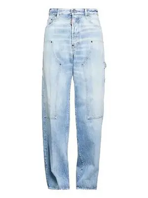 Dsquared2 Cotton Baggy Jeans - Blue
