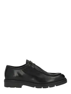 CALPIERRE Leather Lace-up Shoes - Black