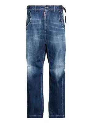 Dsquared2 Baggy Cotton Jeans - Blue