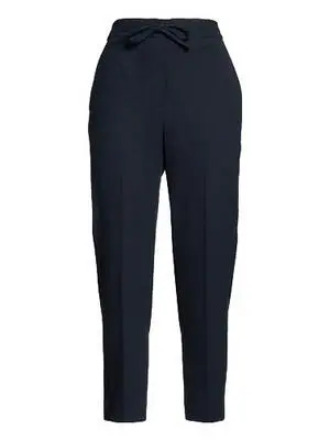CIRCOLO 1901 Cotton Elastane Relaxed Fit Track Pants - Blue