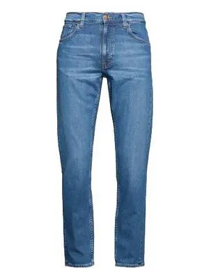 Nudie Jeans Cotton Elastane Tapered Jeans - Blue