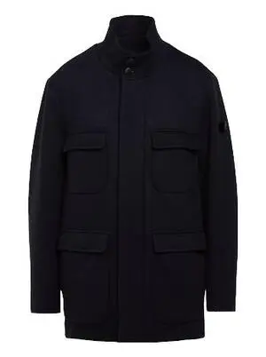 Peuterey Polyacrylic, Wool, Elastane Coat - Blue