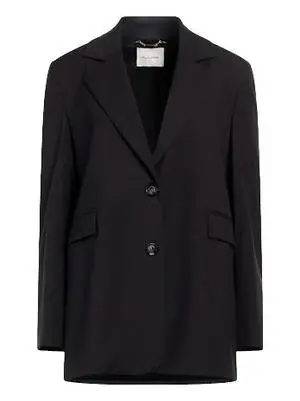 MANILA GRACE Blazer Size Polyester, Viscose, Wool, Elastane - Black