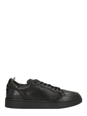 Officine Creative Leather Low-top Sneakers - Black