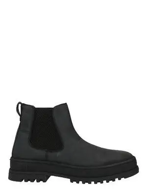 BLAUER. Ankle Boots Leather Chelsea Boots - Black