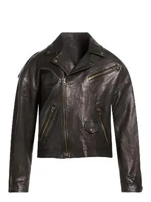 MARSEM MARSĒM Leather Biker Jacket