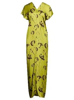 Liviana Conti Viscose Maxi Dress - Green