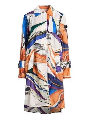 Peuterey Polyester Overcoat And Trench Coat - Orange