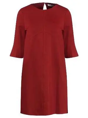 MANILA GRACE Mini Dress In Viscose, Polyamide, And Elastane - Red