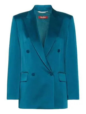 Max Mara Long-sleeved Suit Jacket - Blue