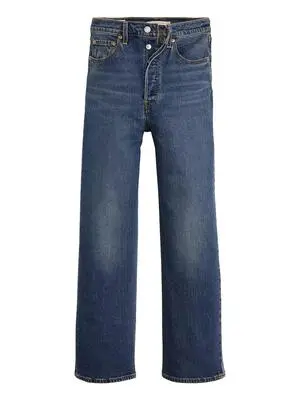 LEVI'S Ribcage Straight Ankle Jeans - Blue