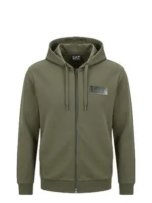EA7 Cotton Blend Hoodie - Green