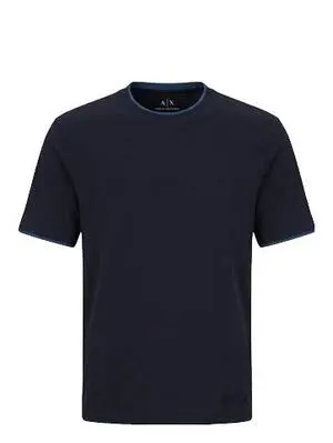 Armani Exchange T-shirt Midnight Size Cotton - Blue