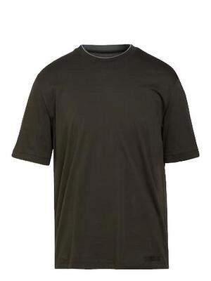 Armani Exchange Man T-shirt Sage Green Size Xl Cotton Dark Green