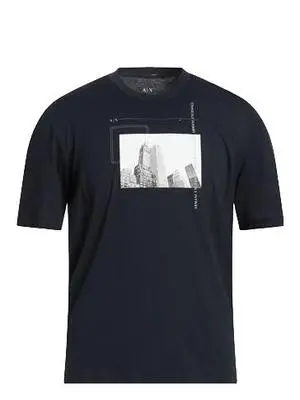 Armani Exchange T-shirt Midnight Size Cotton - Blue