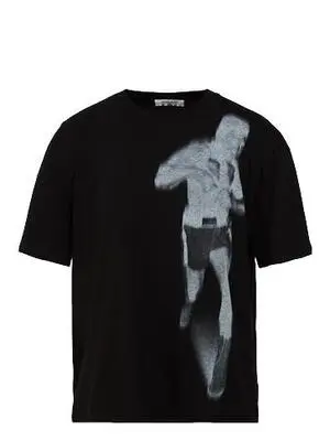 IH NOM UH NIT T-shirt Ivory Size Cotton, Linen - Black