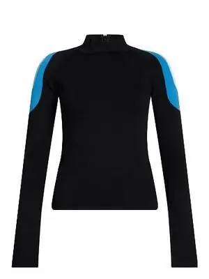 Emilio Pucci Turtleneck Long Sleeve Top - Black