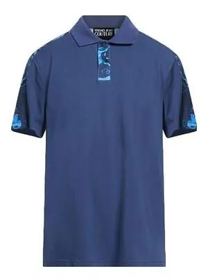 Versace Polo Shirt Slate Size Cotton - Blue