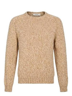 Alpha Studio Wool Sweater - Sand