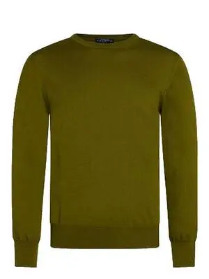 BALLANTYNE Crewneck Long Sleeve Sweater - Green