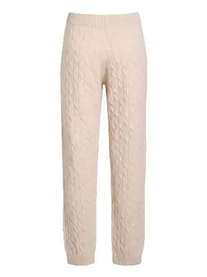 BALLANTYNE Wool Knit Tapered Pants - Beige