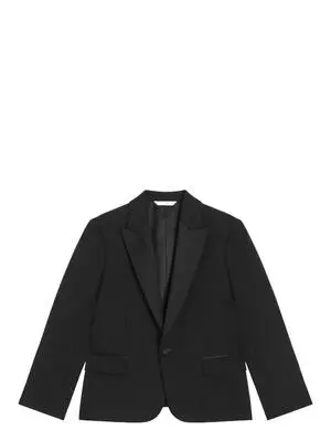 Dolce & Gabbana Single-breasted Jacket With Peak Lapel - Black