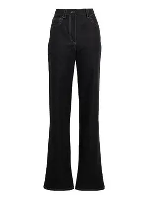 Sunnei Straight-leg Twill Pants - Black
