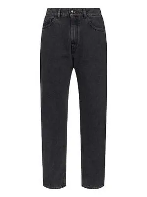 MOORER Tapered Jeans Cotton Wash - Black