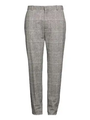 CIRCOLO 1901 Taupe Glen Plaid Tailored Pants - Grey