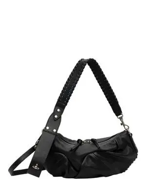 VIVIENNE WESTWOOD Agnes Small Shoulder Bag - Black