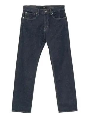 7 For All Mankind Belt Loop Jeans - Black
