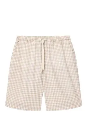 ALLSAINTS Rockland Organic Cotton Gingham Shorts - Yellow