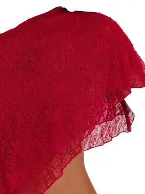 OUTCAST Jillian One Shoulder Top - Red