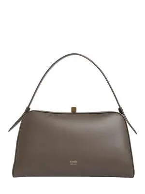 Khaite Calfskin Leather Top Handle Bag - Elephant