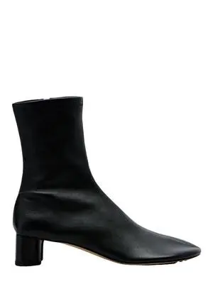 Bottega Veneta Leather Ankle Boots - Black